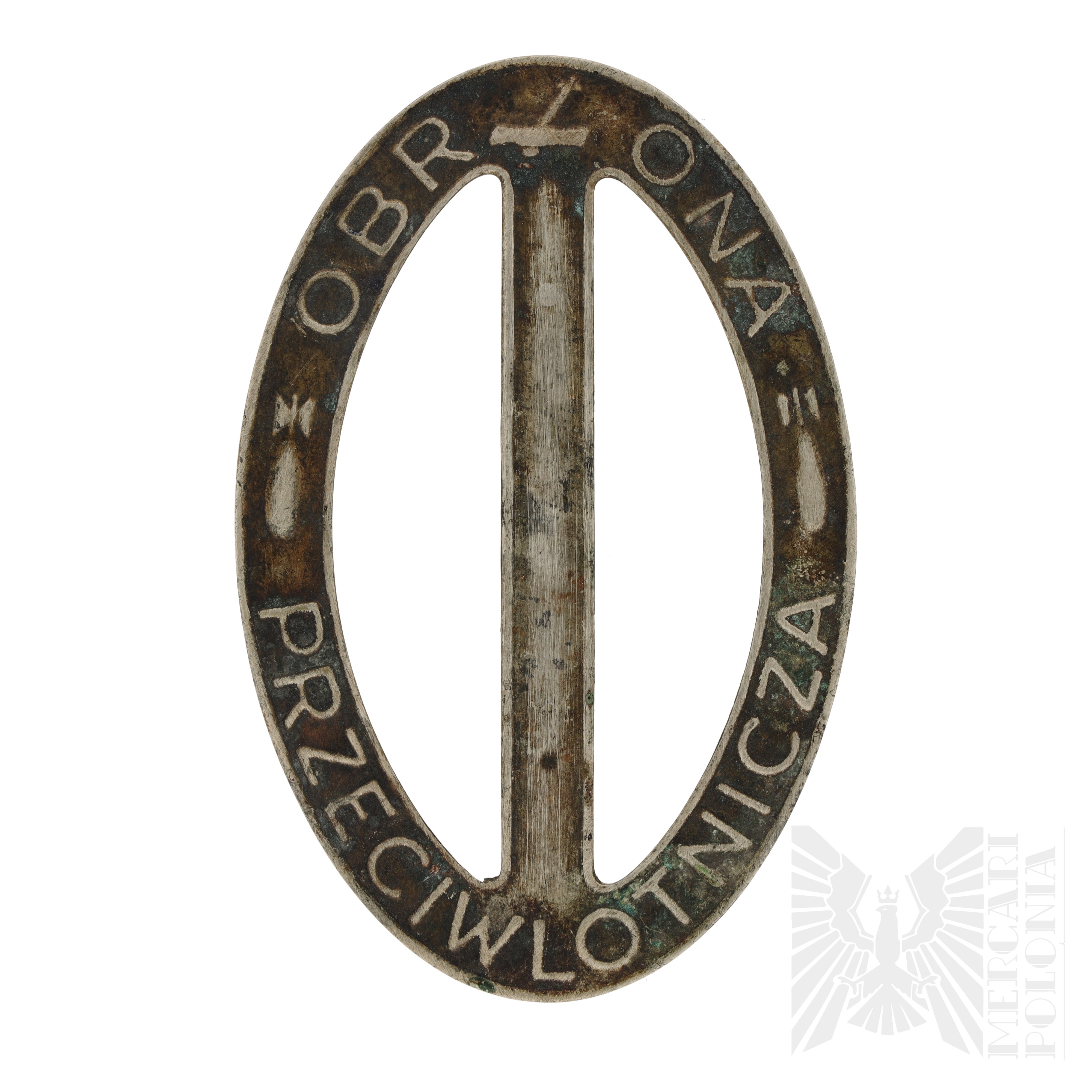 II RP Klamra “Obrona Przeciwlotnicza” Na Opaskę Liga Obrony ...