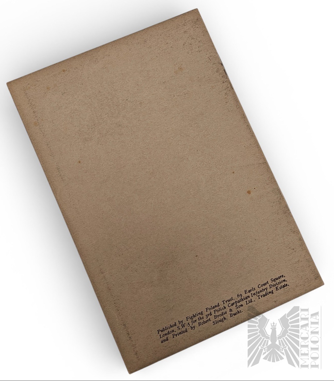 PSZnZ 3rd Polish Carpathian Infantry Division a Short History - Wielka ...