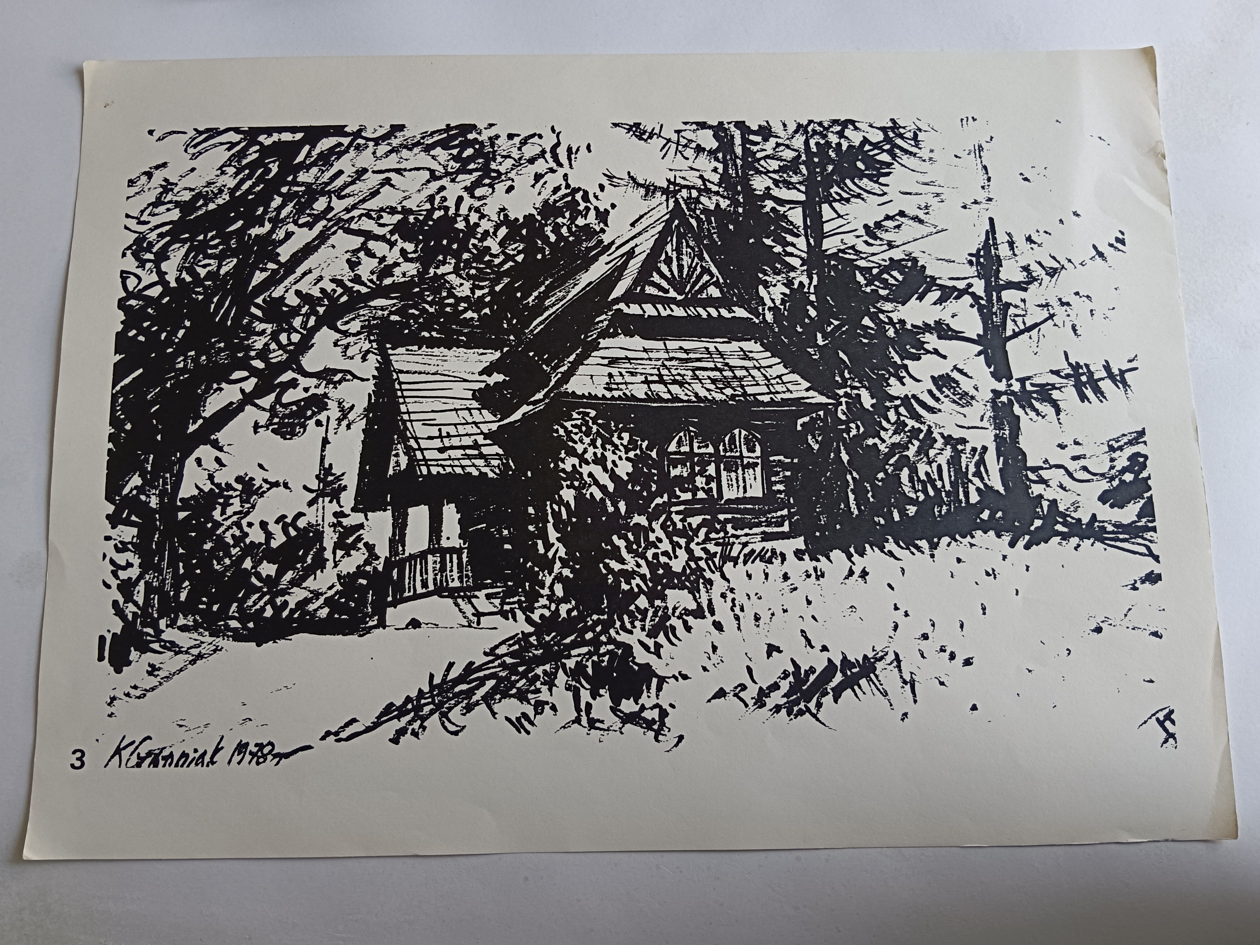 TEKA GRAFIK NAŁĘCZÓW W GRAFICE 1986 R, KAW ODDZIAŁ W LUBLINIE12 SZTUK ...