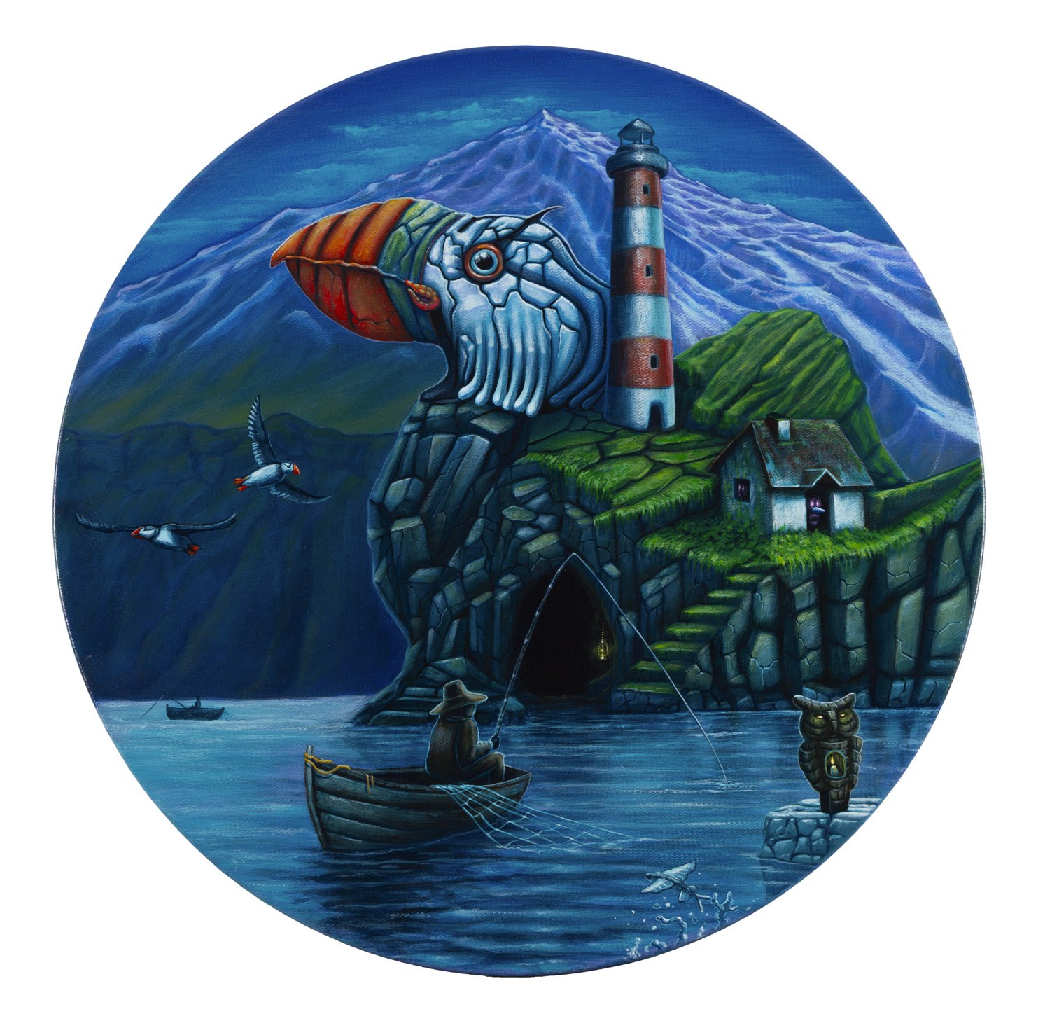 Kamil Jakóbczak (ur. 1990, Warszawa), "Wyspa Ellidaey", 2024 - Aukcja ...