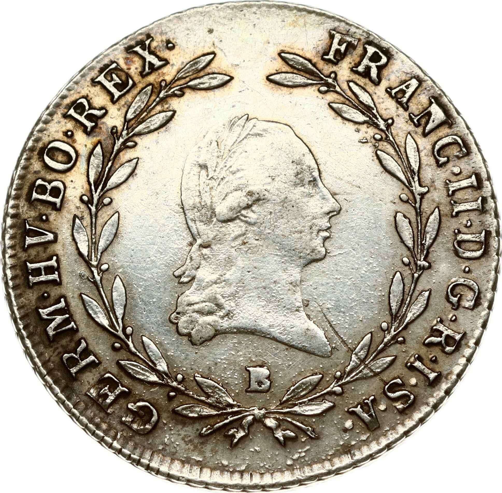 Austria 20 Kreuzer 1802 B - Aukcja internetowa / Licytacja online ...